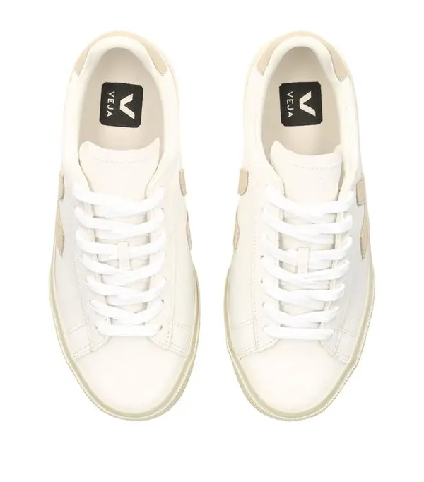 VEJA Leather Campo Sneakers - Beige