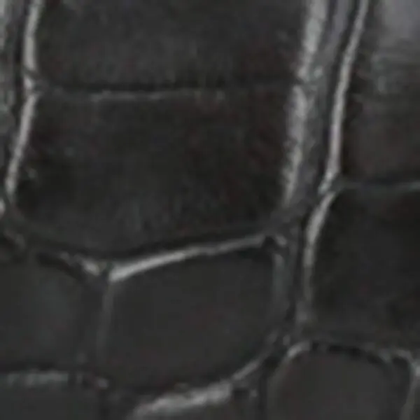 Zegna Crocodile Leather L'asola Loafers - Black