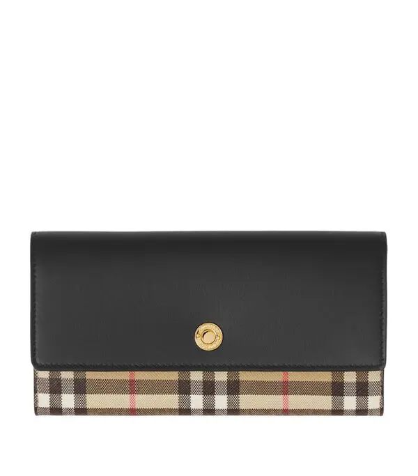 Burberry Vintage Check Continental Wallet