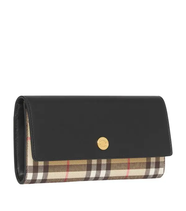 Burberry Vintage Check Continental Wallet