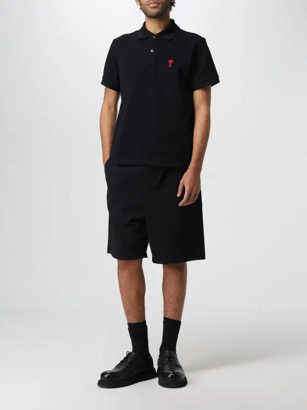 AMI Paris Polo Shirt - Black