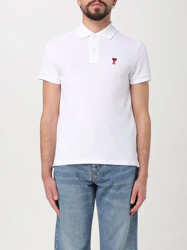 Ami Polo Shirt - White