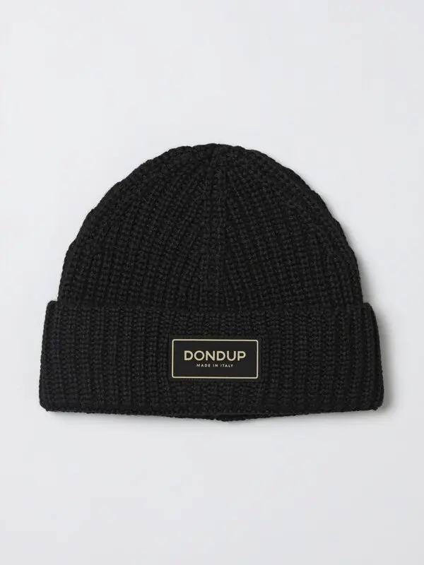 DONDUP Ribbed Beanie - Black