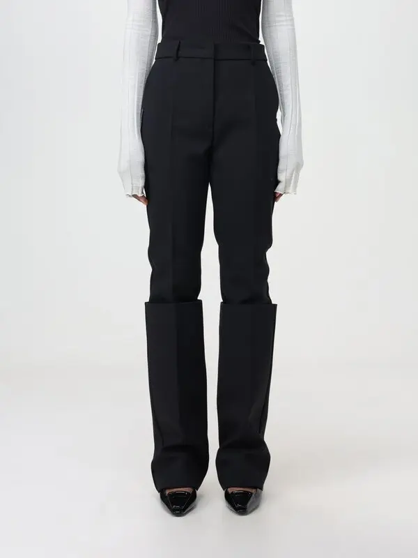 Sportmax Stretch Wool Blend Pants - Black