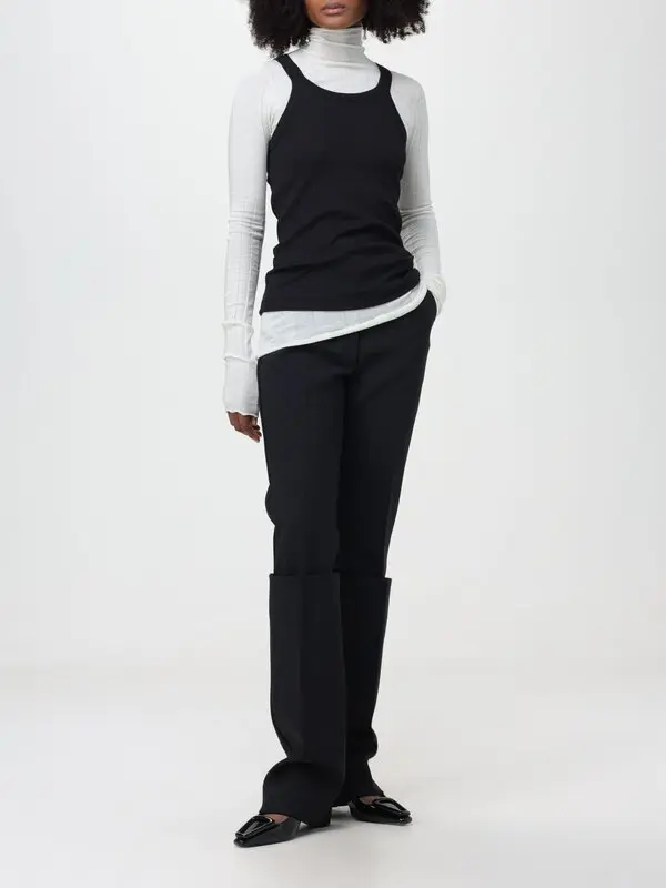 Sportmax Stretch Wool Blend Pants - Black