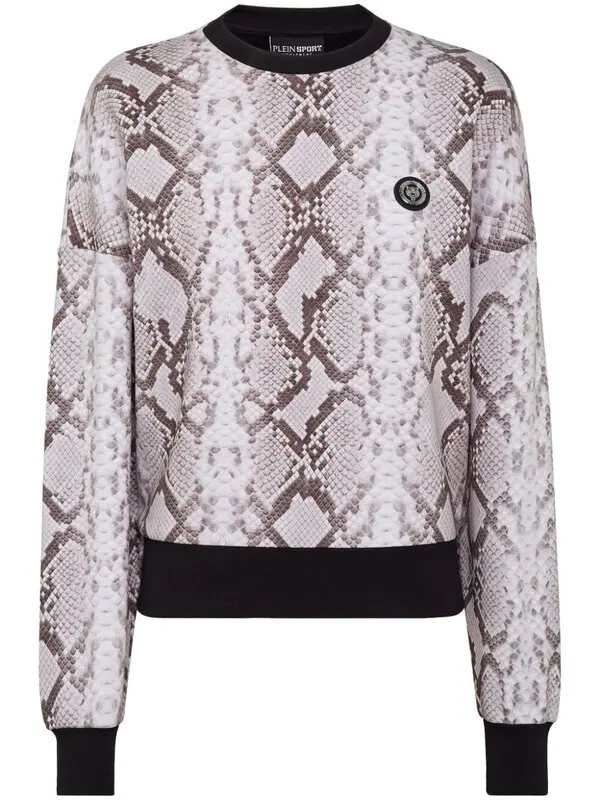 PLEIN SPORT Python-print Sweatshirt