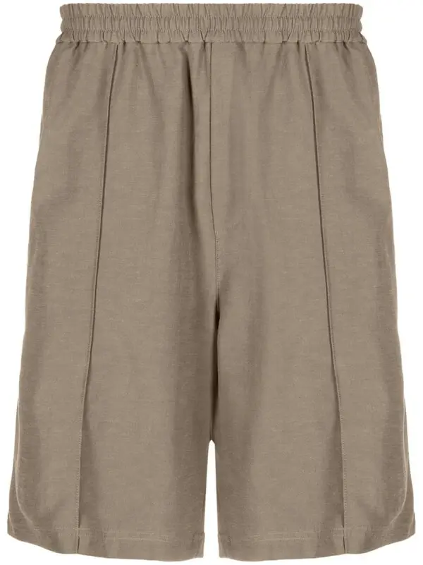 Helmut Lang Pintucked Bermuda Shorts