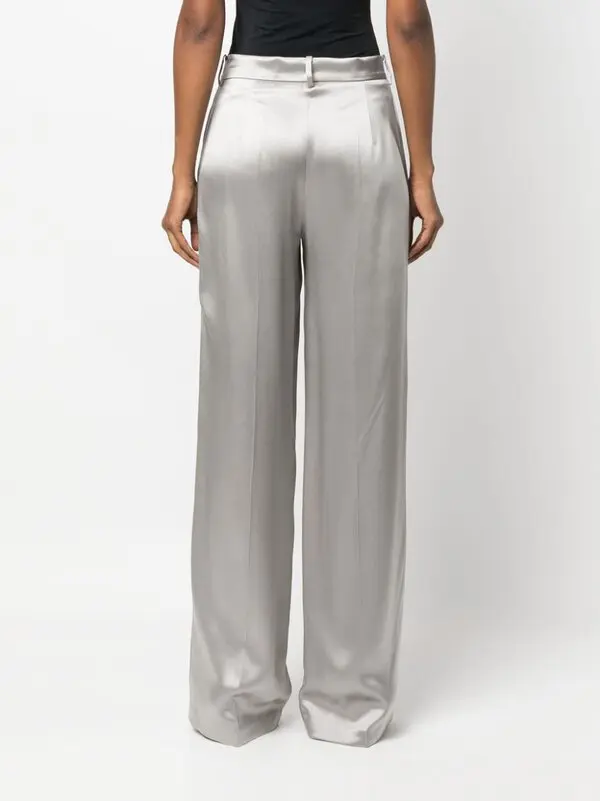 Magda Butrym Silk Trousers - Grey