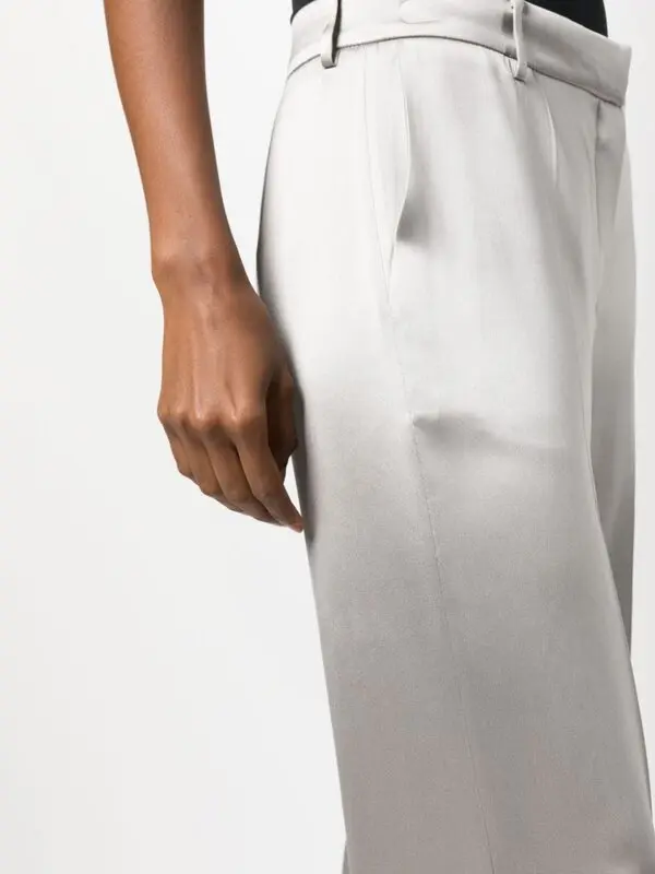 Magda Butrym Silk Trousers - Grey
