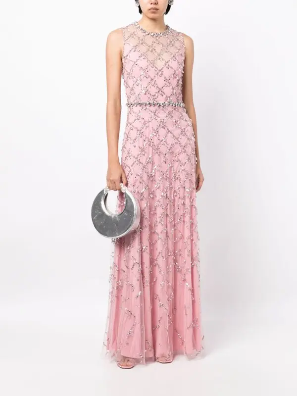Jenny Packham Gloria Crystal-embellished Gown