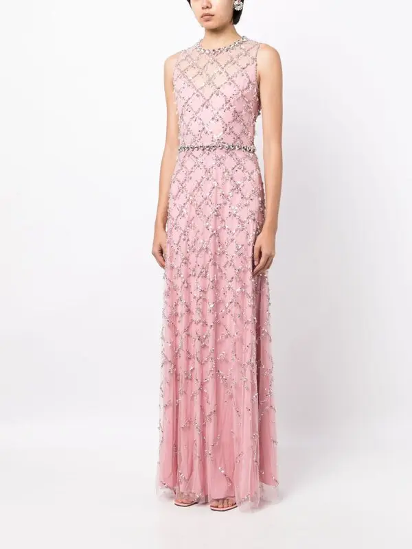Jenny Packham Gloria Crystal-embellished Gown