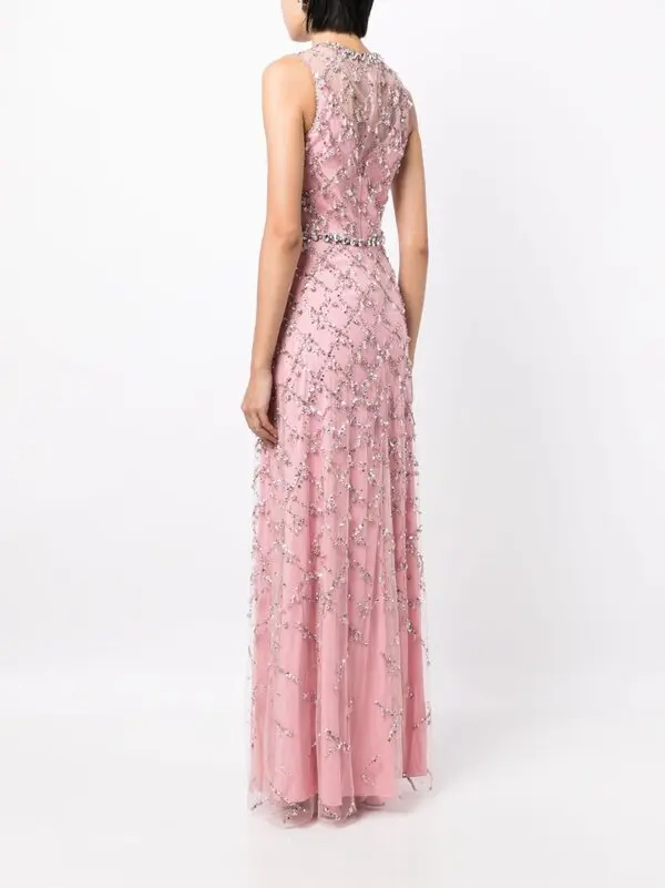 Jenny Packham Gloria Crystal-embellished Gown