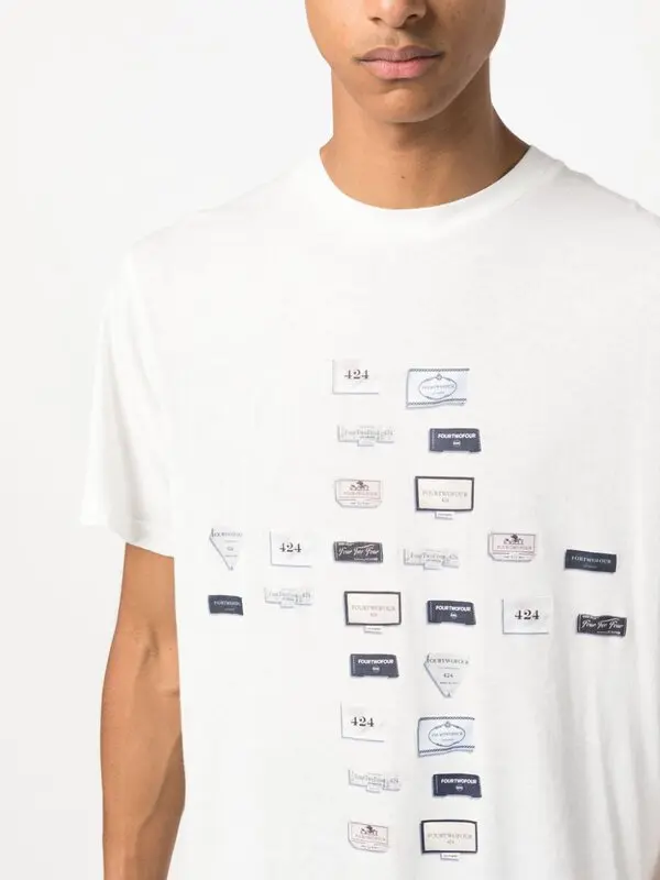 424 Graphic-print Cotton T-shirt
