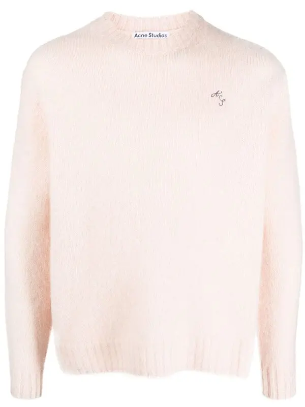 Acne Studios Crew-neck Wool Jumper - Pink