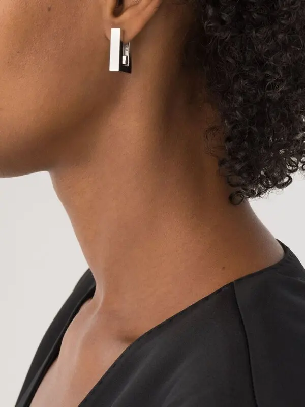 Tom Wood Square Hoop Earrings