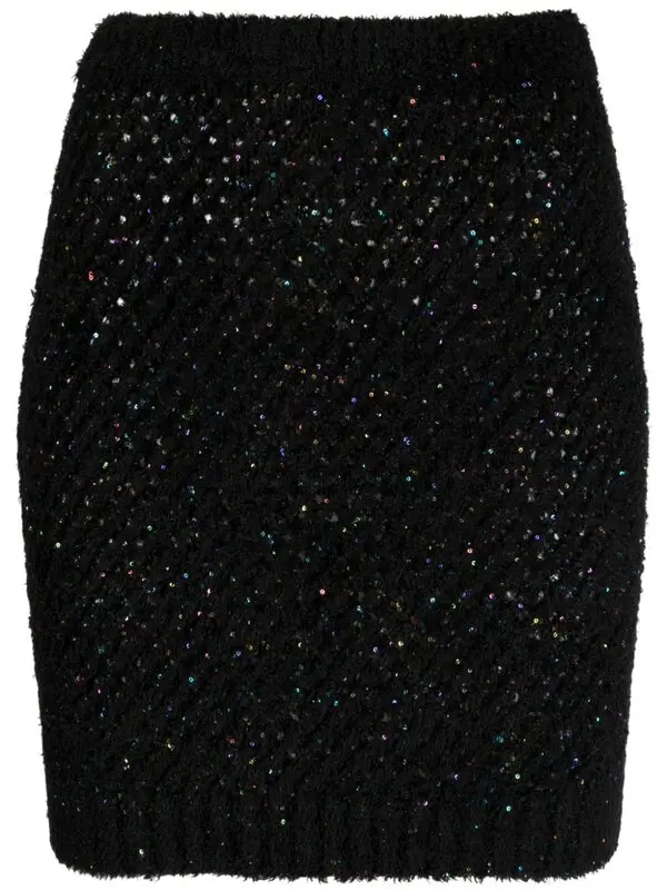 Balmain Sequin-embellished Miniskirt