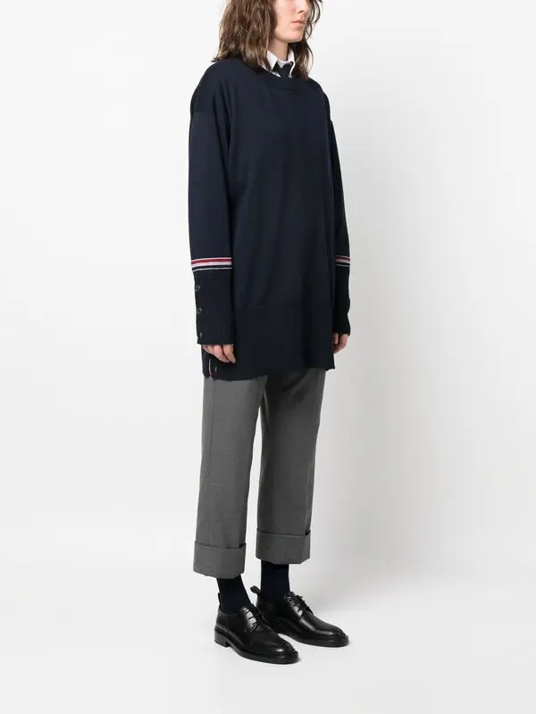 Thom Browne Crew Neck Fine-knit Jumper