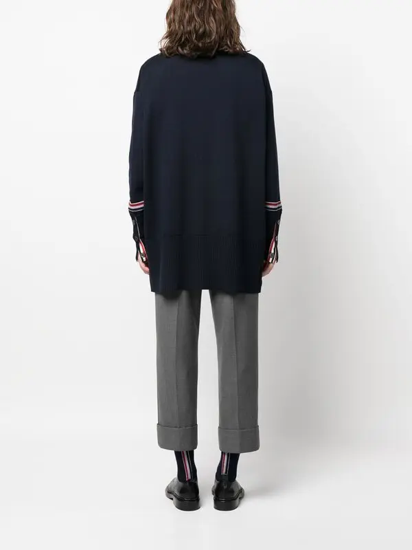 Thom Browne Crew Neck Fine-knit Jumper