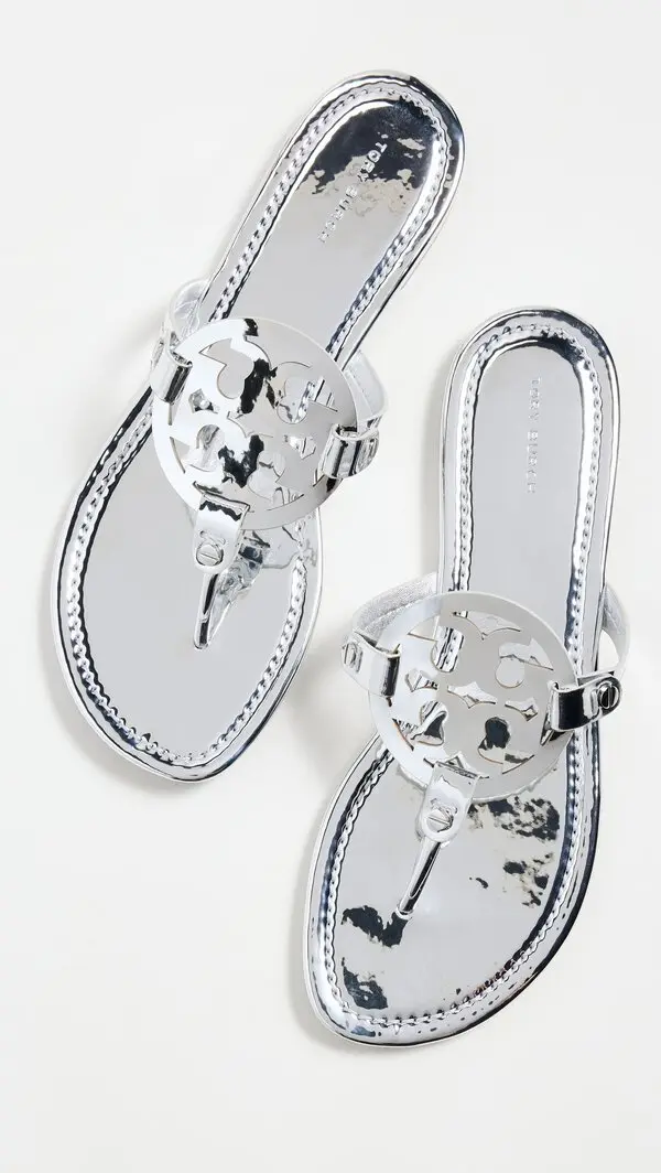Tory Burch Miller Sandal - Argento