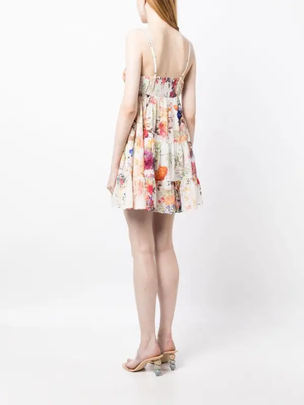 Camilla Friends With Frescos Silk Minidress
