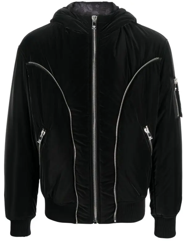 Versace Zip-detail Puffer Jacket