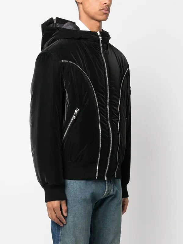 Versace Zip-detail Puffer Jacket