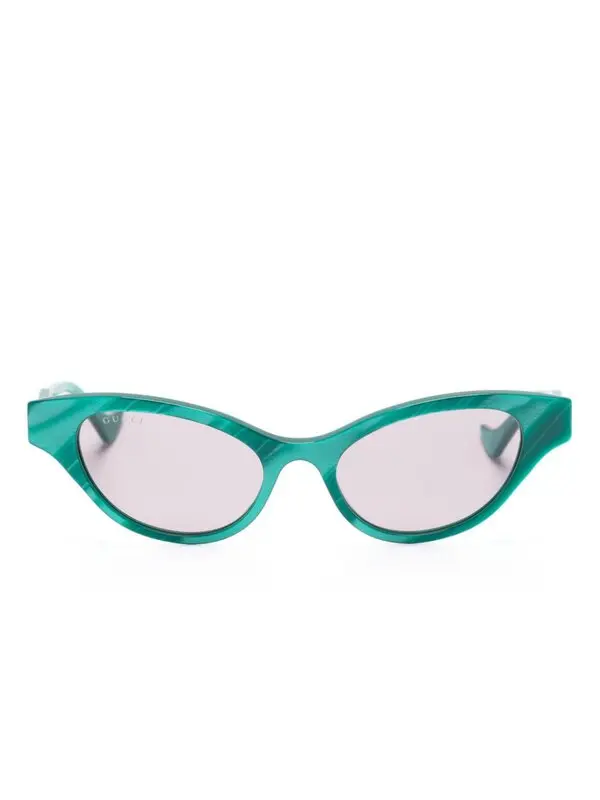 Gucci Interlocking G Sunglasses - Green