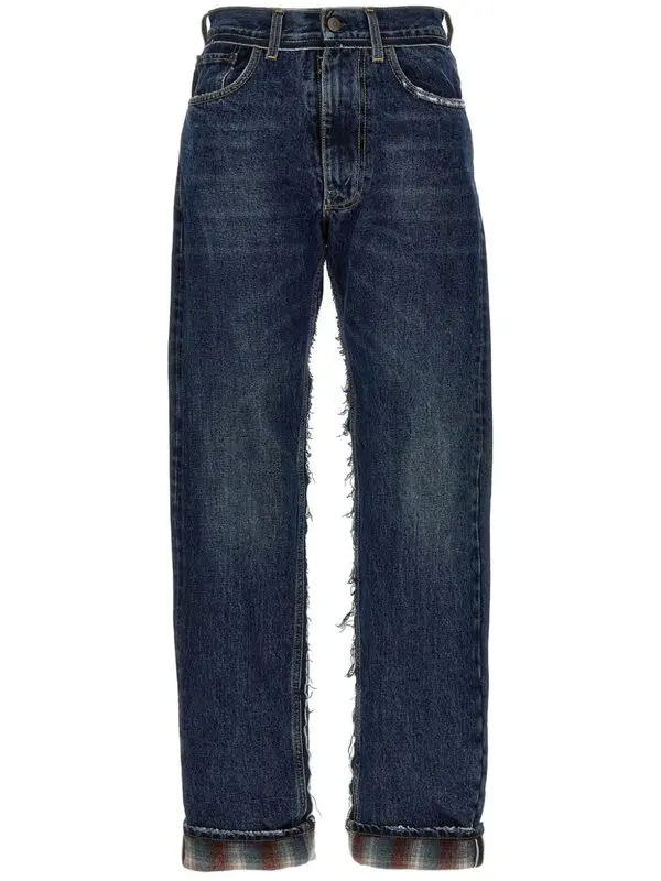 MAISON MARGIELA X Pendleton Yoke-detail Jeans