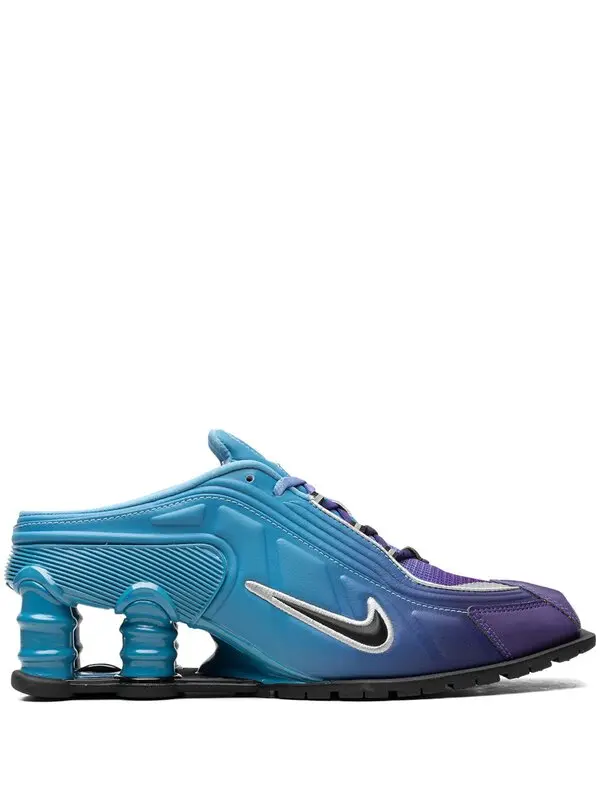 Nike X Martine Rose Shox R4 Mule Sneakers - Blue | Editorialist