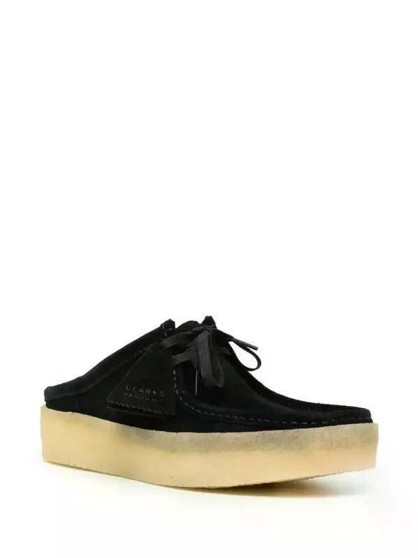 Clarks Wallabee Cup Slip-on Loafers - Black