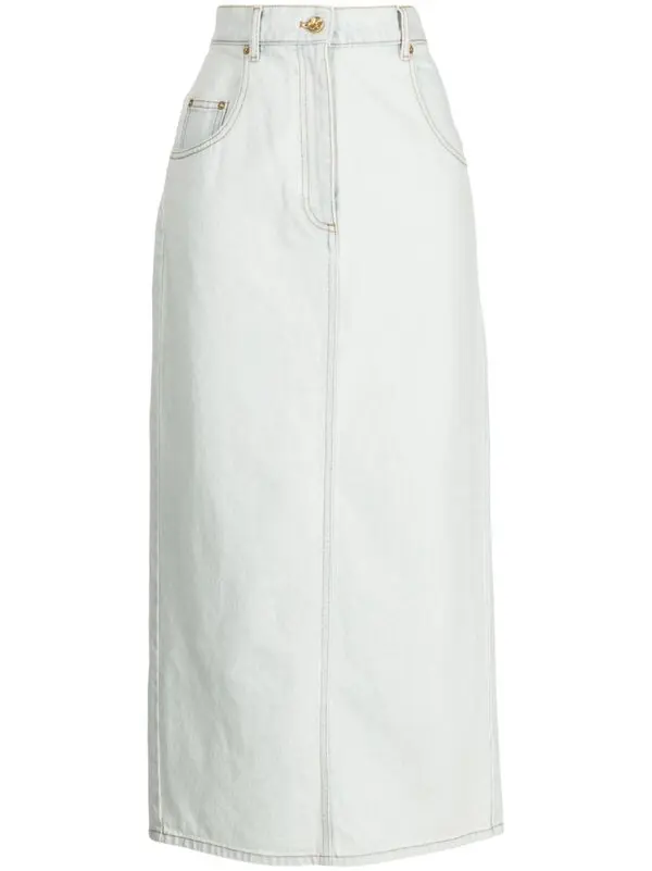 Nina Ricci Denim Midi Skirt
