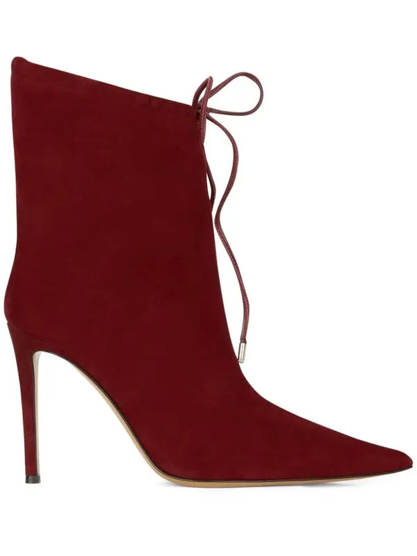 Alexandre Vauthier 105mm Pointed-toe Boots - Red