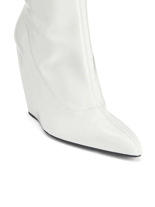 GIUSEPPE ZANOTTI 105mm Preety Boots - White