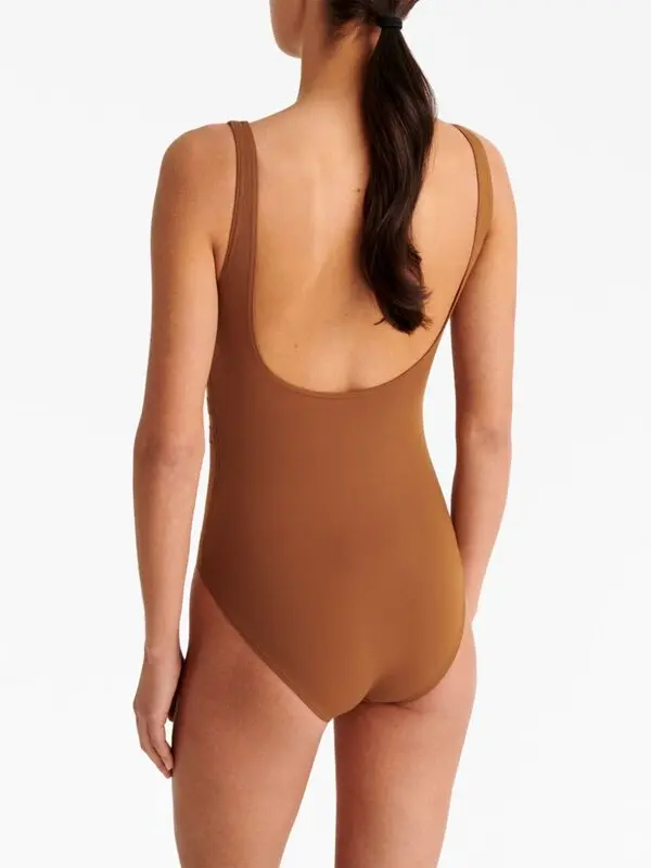 ERES Asia Scoop-back Swimsuit - Brown