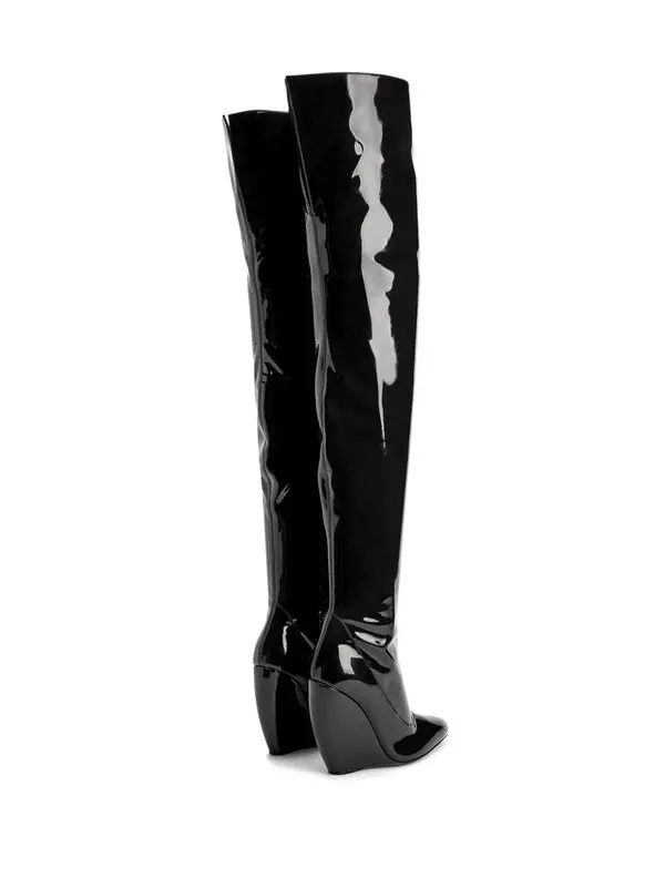 GIUSEPPE ZANOTTI 105mm Preety Over-the-knee Boots - Black