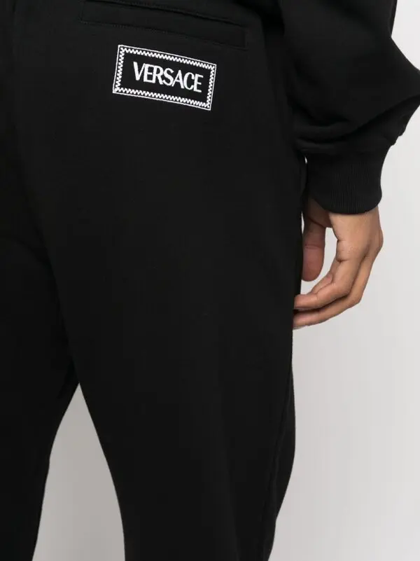 Versace Logo-embroidered Track Pants