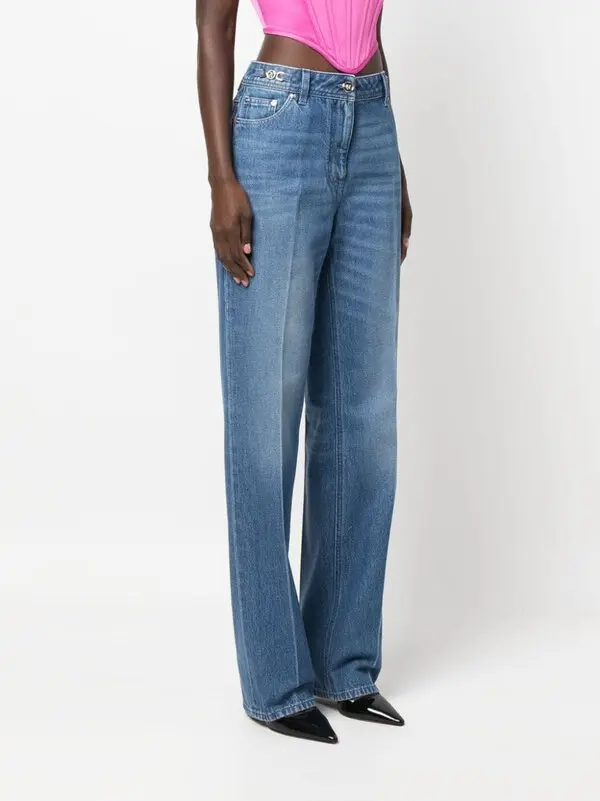 Versace Medusa '95 Straight-leg Jeans - Blue