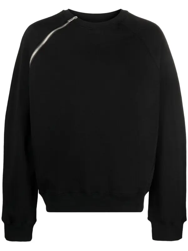 HELIOT EMIL Zip-detail Cotton Jumper