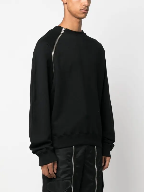 HELIOT EMIL Zip-detail Cotton Jumper