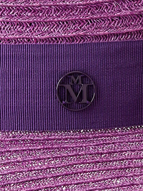 MAISON MICHEL Henrietta Fedora Hat - Purple