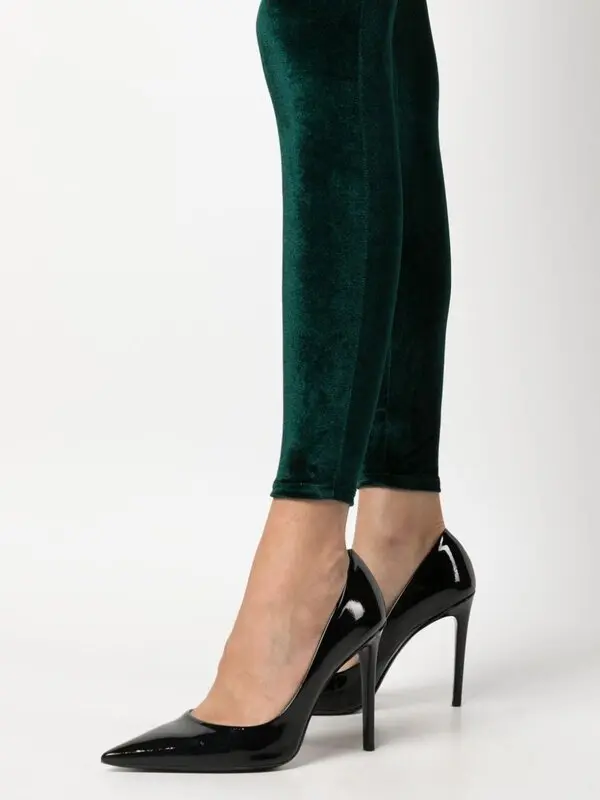 ATU BODY COUTURE Velvet High-neck Jumpsuit - Green