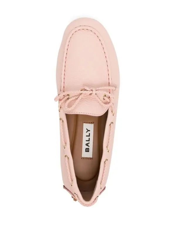 Bally Leather Boat Loafers