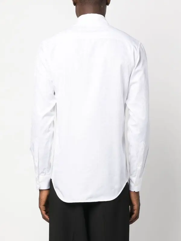 Versace Barocco Jacquard Shirt - White