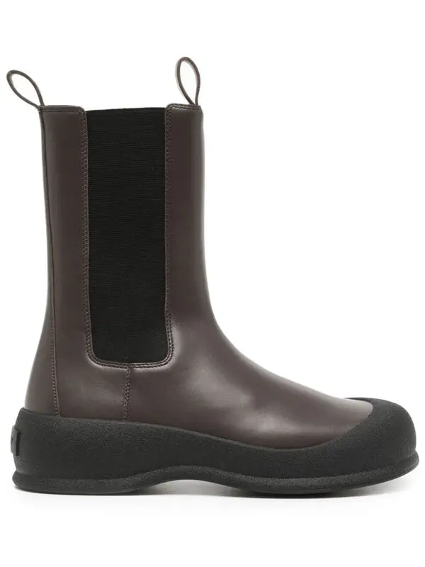 Bally Leather Chelsea Boots - Brown