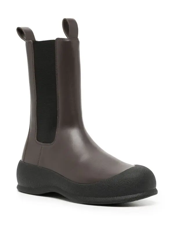 Bally Leather Chelsea Boots - Brown