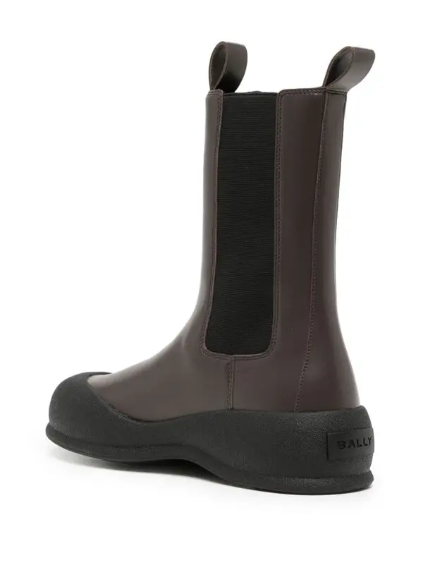 Bally Leather Chelsea Boots - Brown