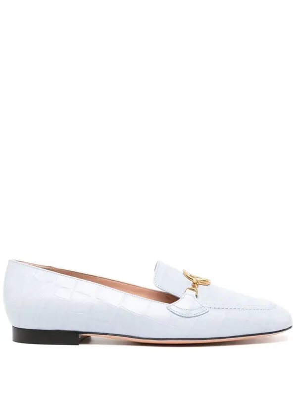 Bally Logo-plaque Leather Loafers