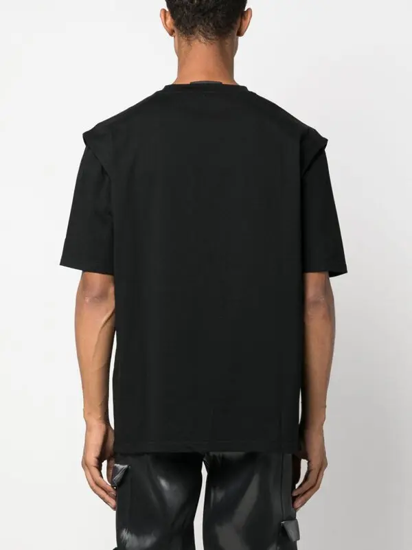 HELIOT EMIL Outline Logo Cotton T-shirt