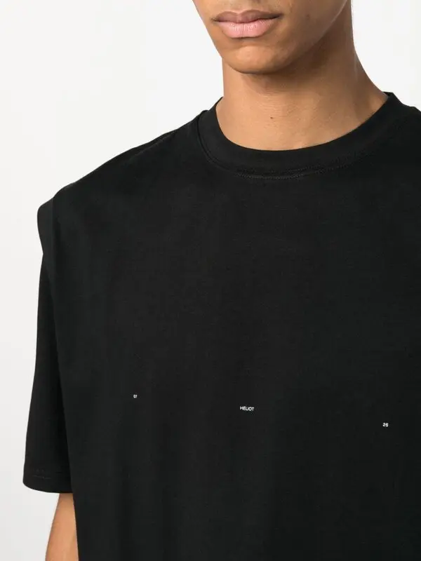 HELIOT EMIL Outline Logo Cotton T-shirt
