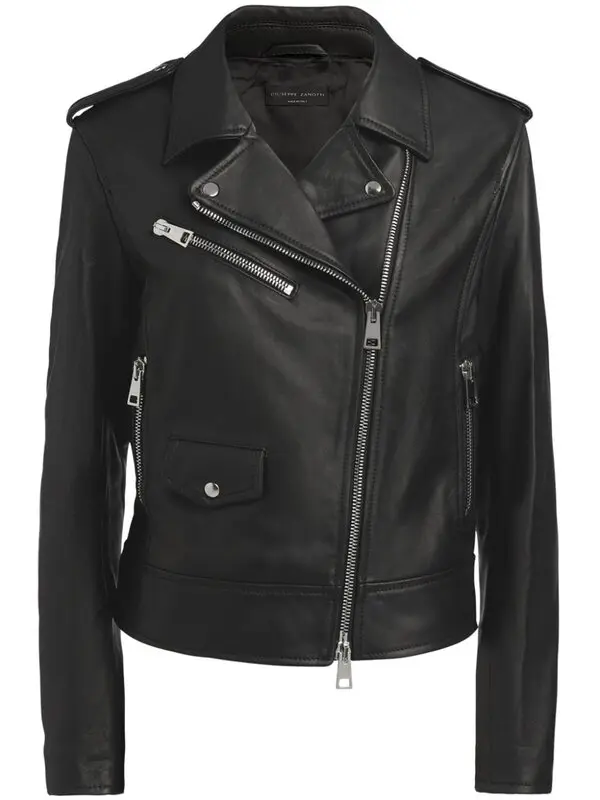 GIUSEPPE ZANOTTI Amelia Biker Jacket - Black